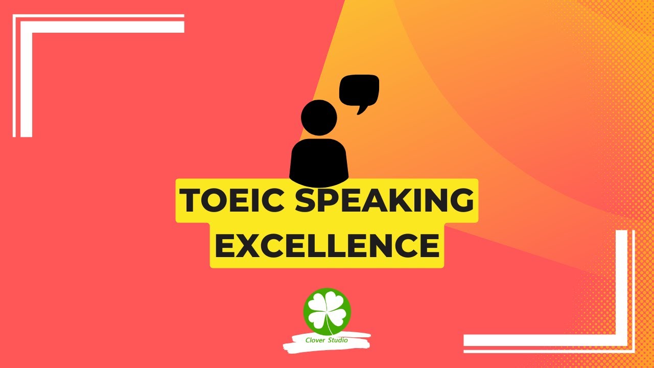 TOEIC Speaking Excellence Preview 01 - YouTube