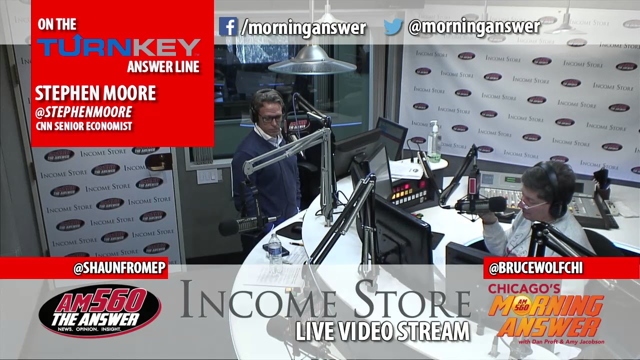 Stephen Moore joins Bruce Wolf and Shaun Thompson to talk economics ...