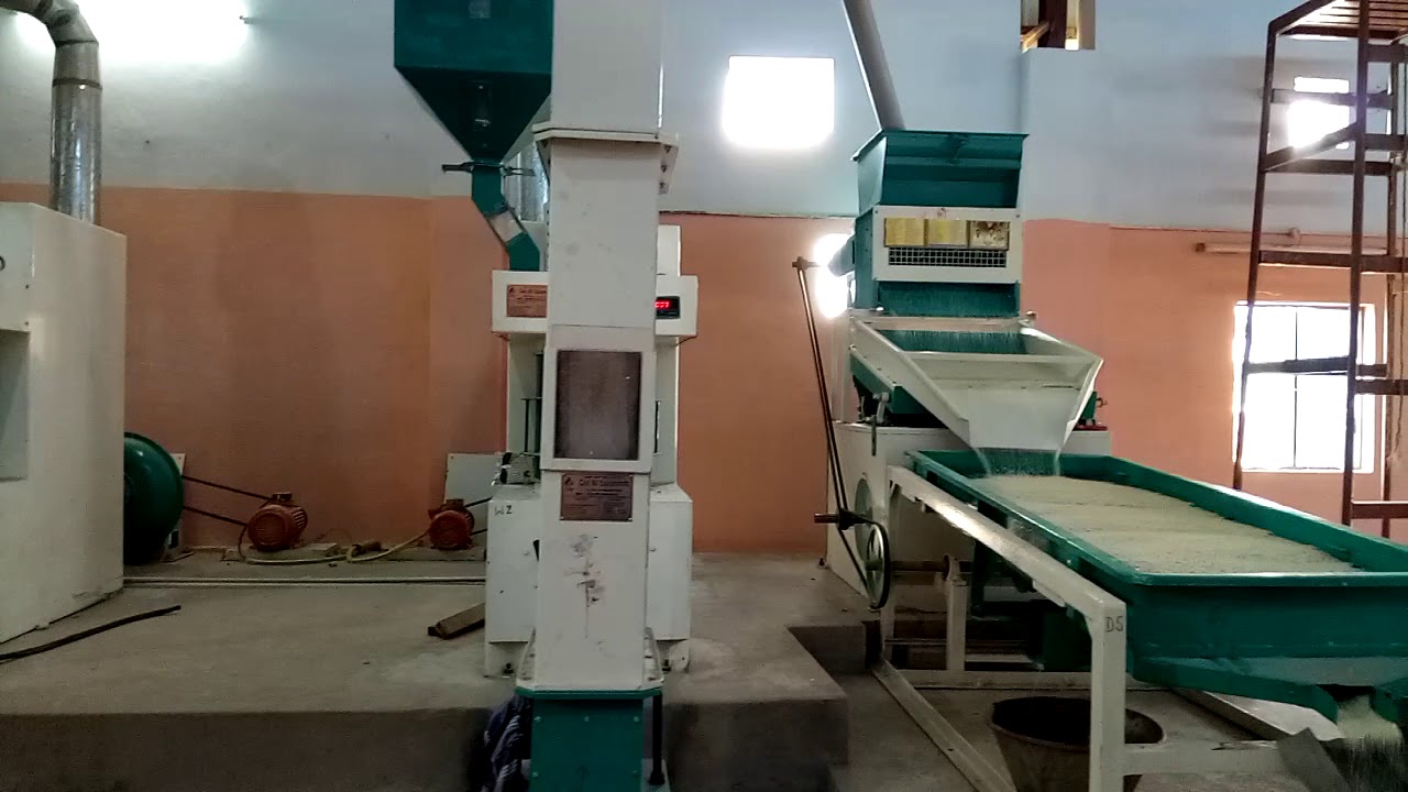 Rice mill Machine mill unit - YouTube