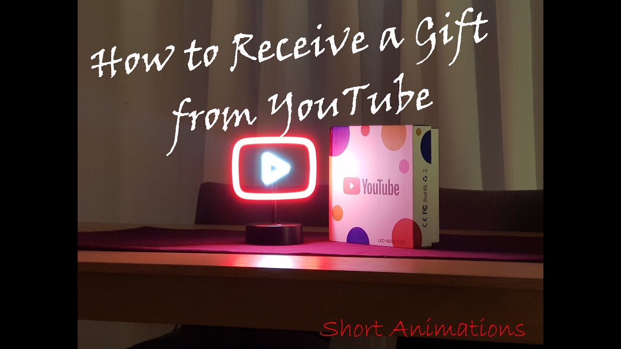How to Receive a Gift from YouTube 💌 #youtubehighfive - YouTube