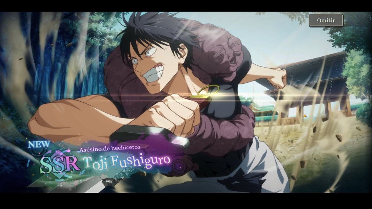 Jujutsu Kaisen Phantom Parade Toji Fushiguro pulls - YouTube