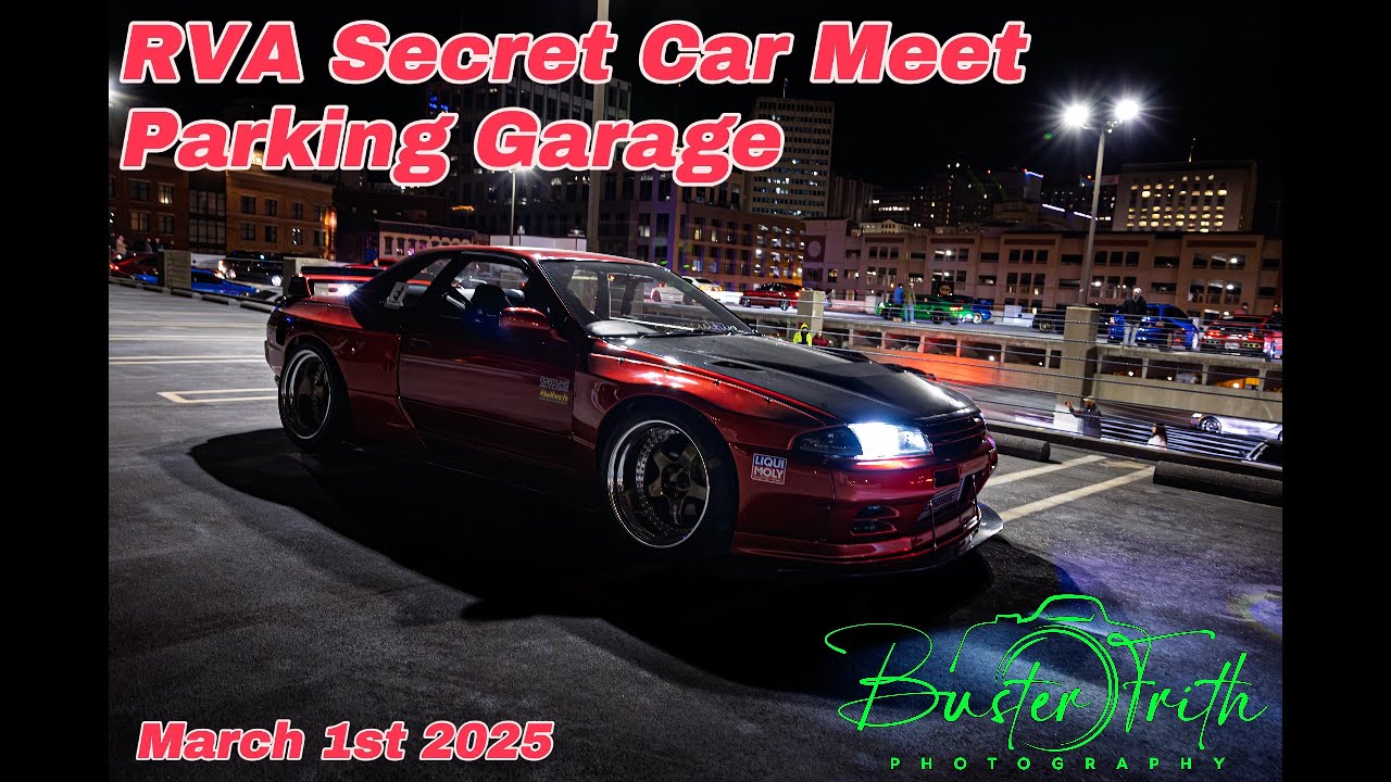 RVA Secret Car Meet - Parking garage edition March 1st 2025 - YouTube