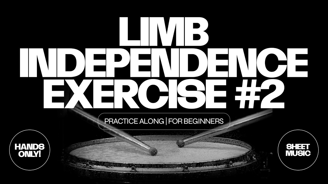 3-Minute Limb Independence Exercise for BEGINNERS #2 (Hands Only ...