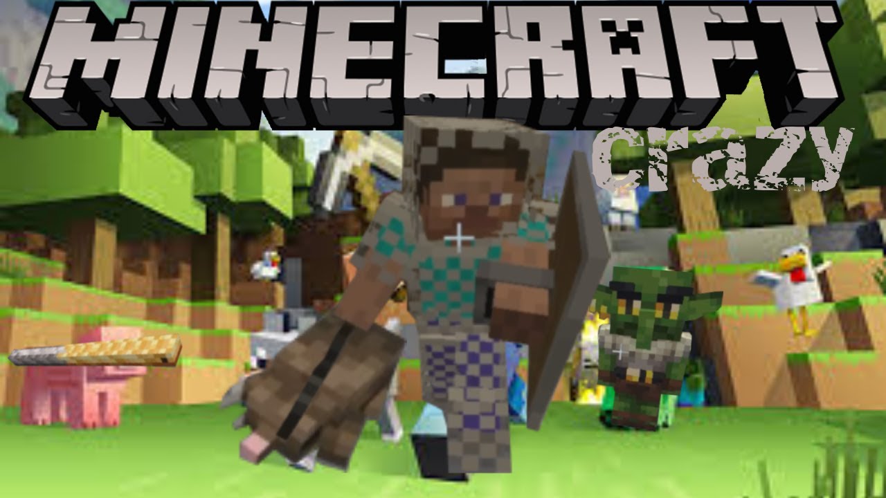 CRAZY MINECRAFT PT1?!?!?! - YouTube