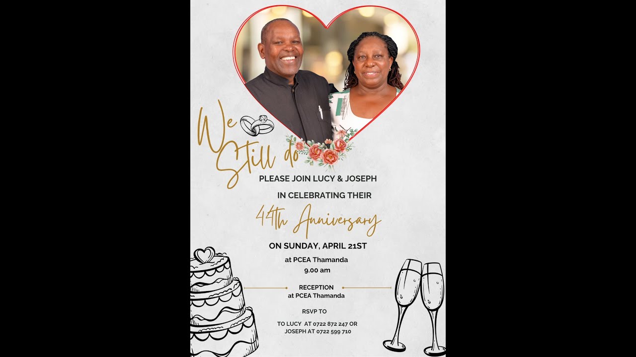 Lucy & Joseph 44th Anniversary - YouTube