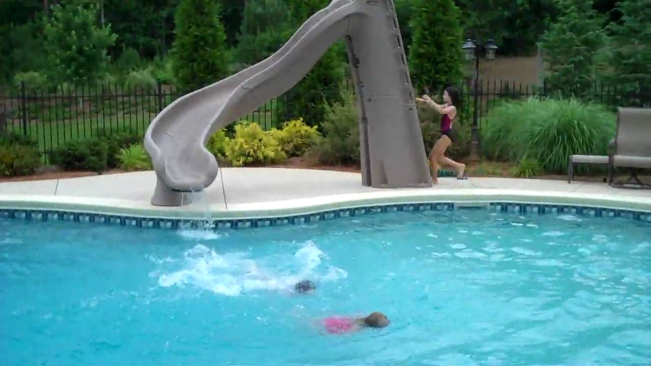 New Water Slide at Morgan Residence - YouTube