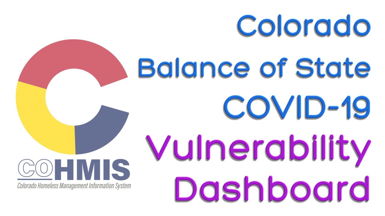 Colorado HMIS [BoS] COVID-19 Vulnerability Index Dashboard - YouTube