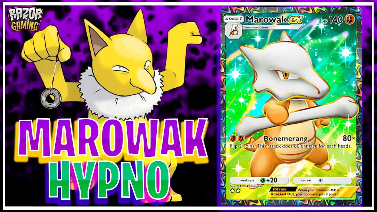 PEGANDO Y DURMIENDO AL OPONENTE CON MAROWAK EX + HYPNO 👊💤 POKEMON ...