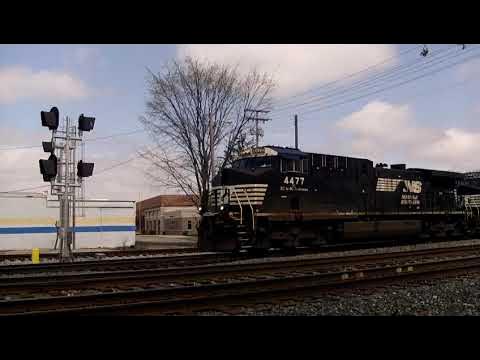 NS 197 @ MUNCIE, IN 4 10 25 NS 4477 NS 4160 - YouTube