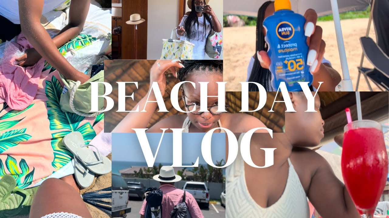 Vlog |Beach Day |South Coast | Swimming |Waves |Scenery | South Africa | Places to visit ...