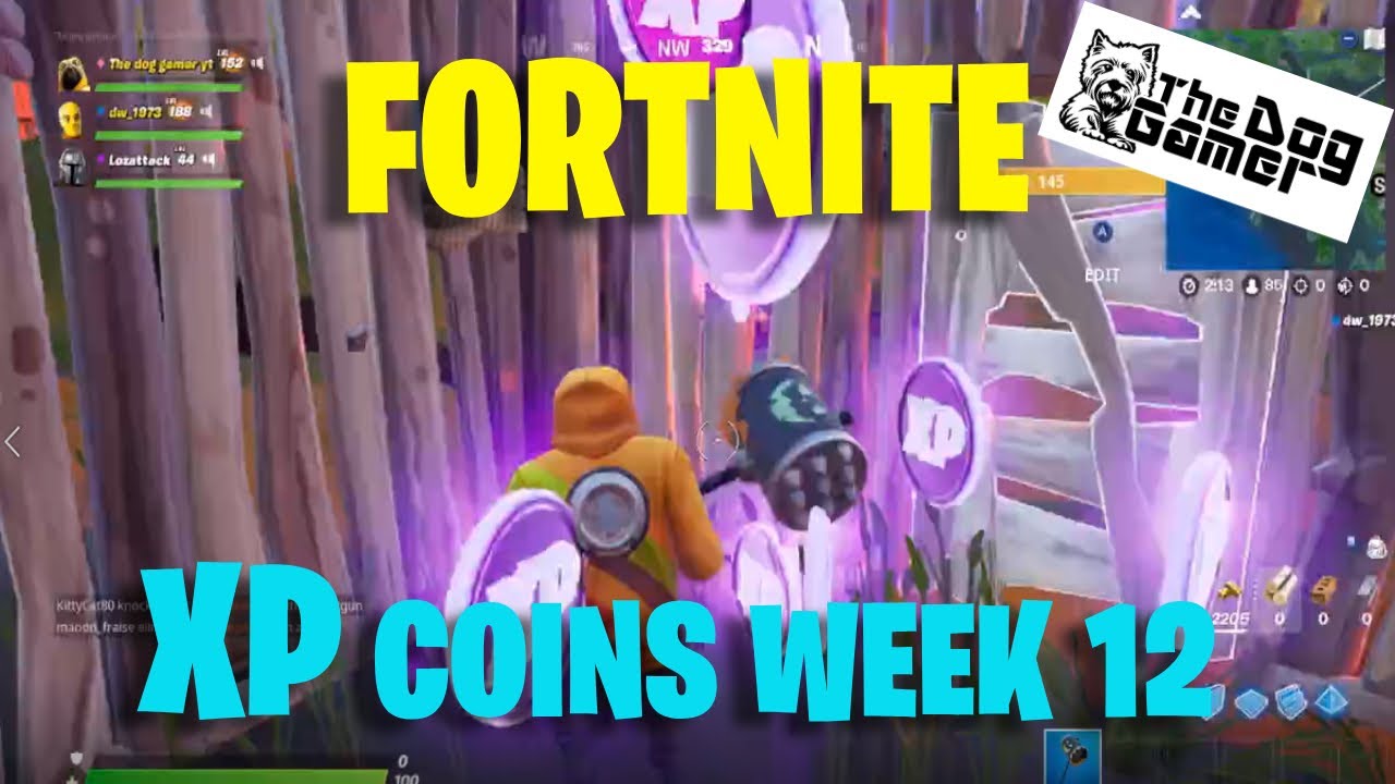 All Fortnite XP Coins Week 12 - YouTube