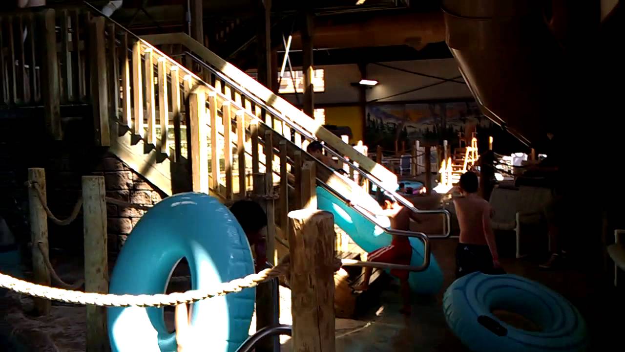 Timber Ridge Lodge Water slides - YouTube