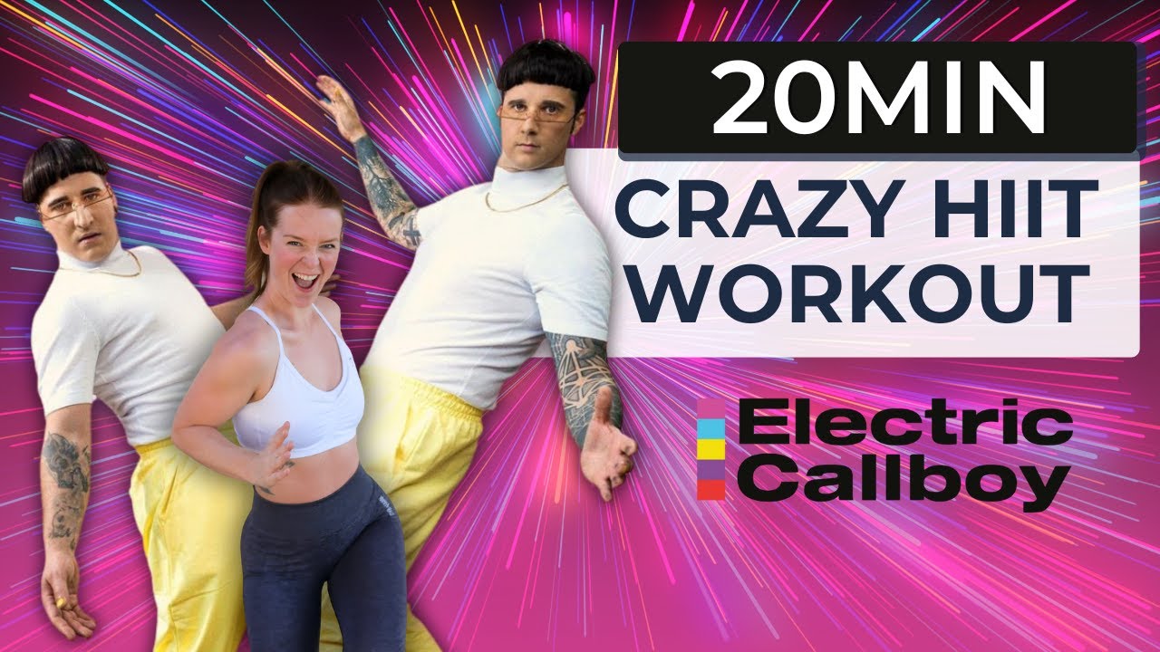 20 MIN CRAZY HIIT CARDIO | ELECTRIC CALLBOY WORKOUT | Intense Full Body ...