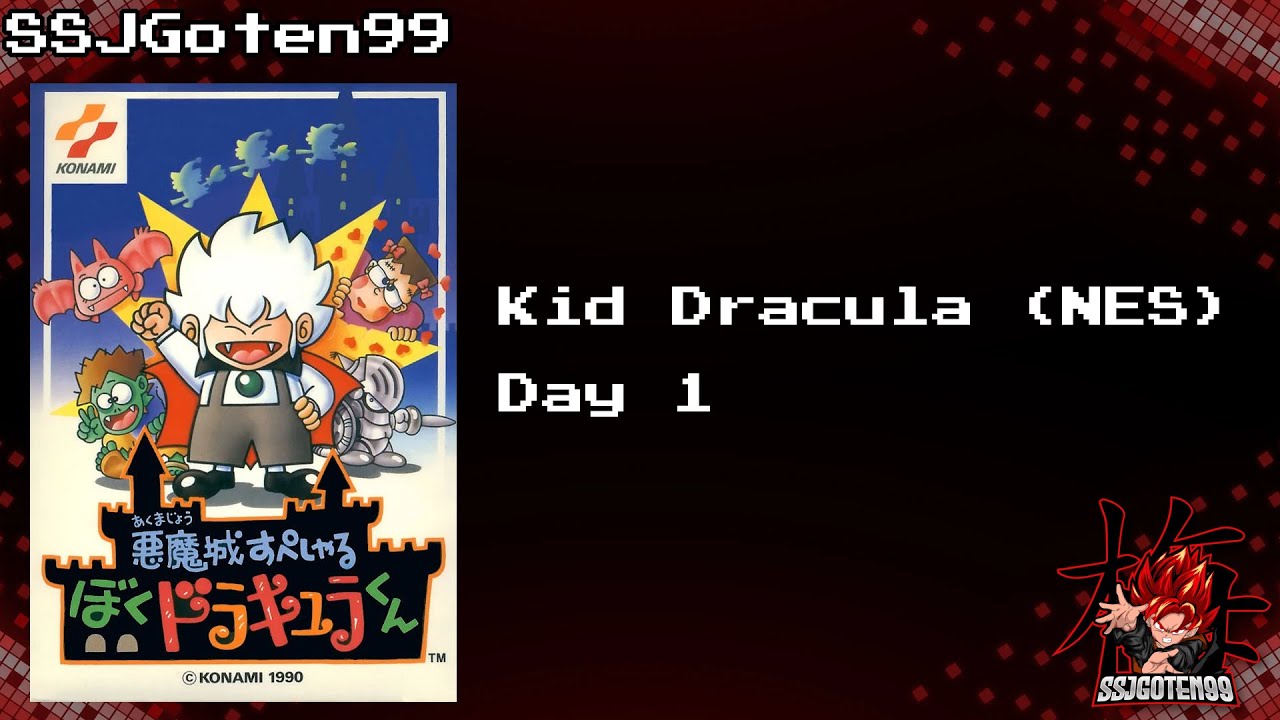 Retro - Famicom Friday - Kid Dracula (NES) - Day 1 - Is It Alucard or ...