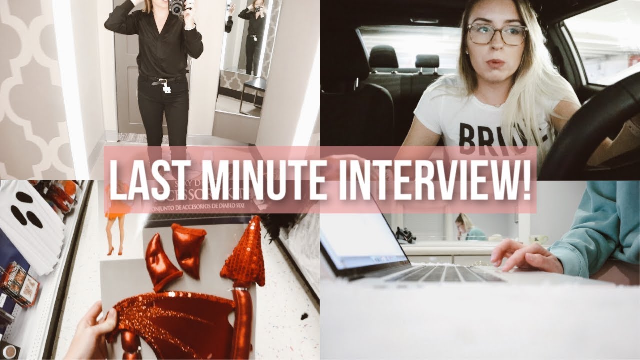 LAST MINUTE INTERVIEW | LAW SCHOOL VLOG - YouTube