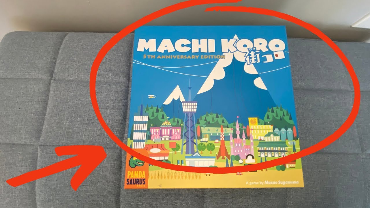 Pandasaurus Games Machi Koro Board Game | Strategy | Fast-Paced Dice ...