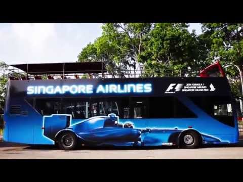 Explore Singapore on our Hop-On Bus | F1® 2014 | Singapore Airlines