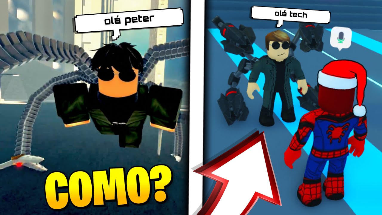 como fazer a skin do DOUTOR OCTOPUS no ROBLOX! 😱 - YouTube