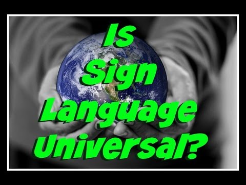 Is Sign Language Universal? ┃ ASL Stew - YouTube