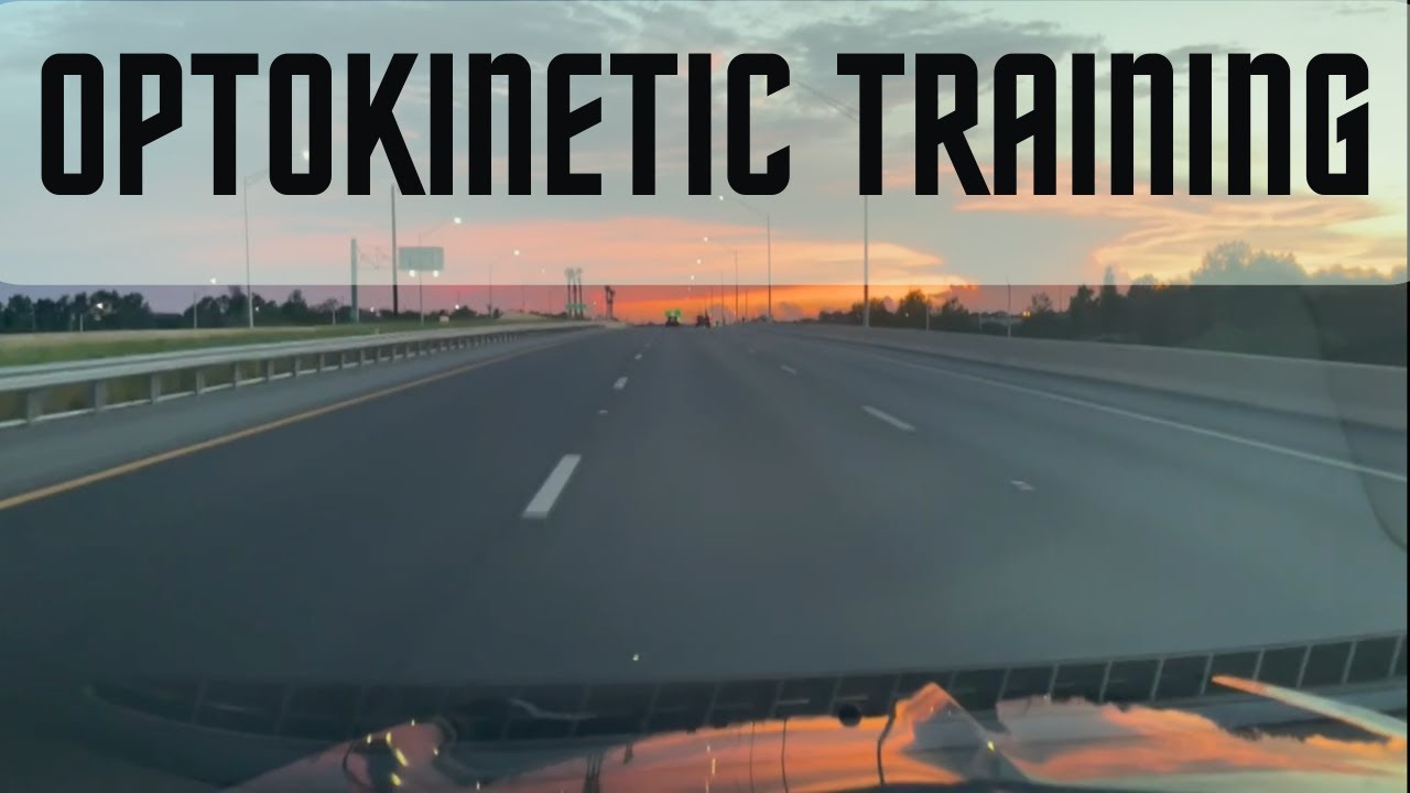 Optokinetic Training Dusk Drive - YouTube