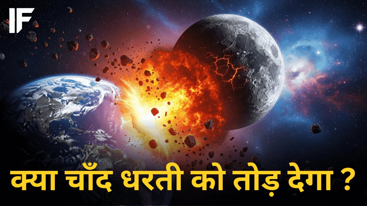 क्या हो अगर चाँद धरती पर गिर जाए ? 🌑 | What if the Moon Crashed into ...