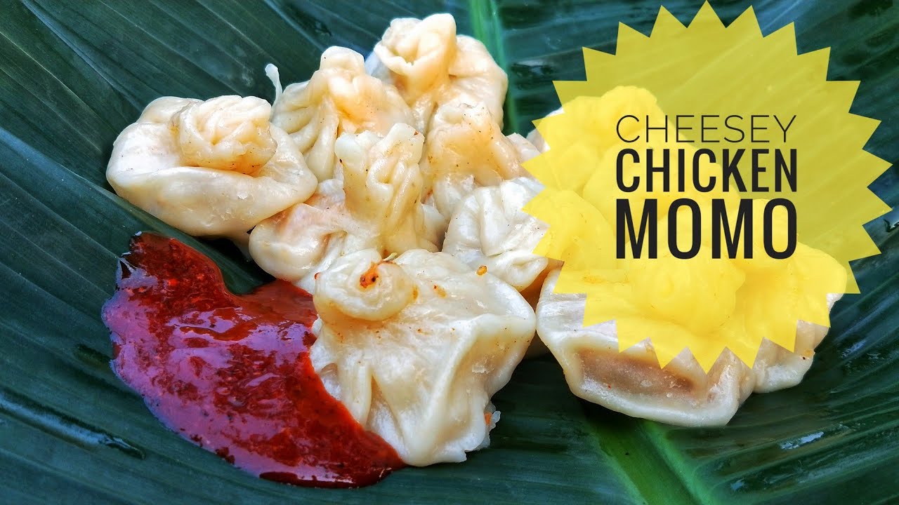 Cheesy chicken momo | chefs unknown kitchen - YouTube