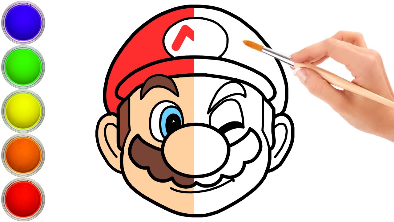 How to Draw Mario and Luigi / How to draw Mario Characters / Super ...