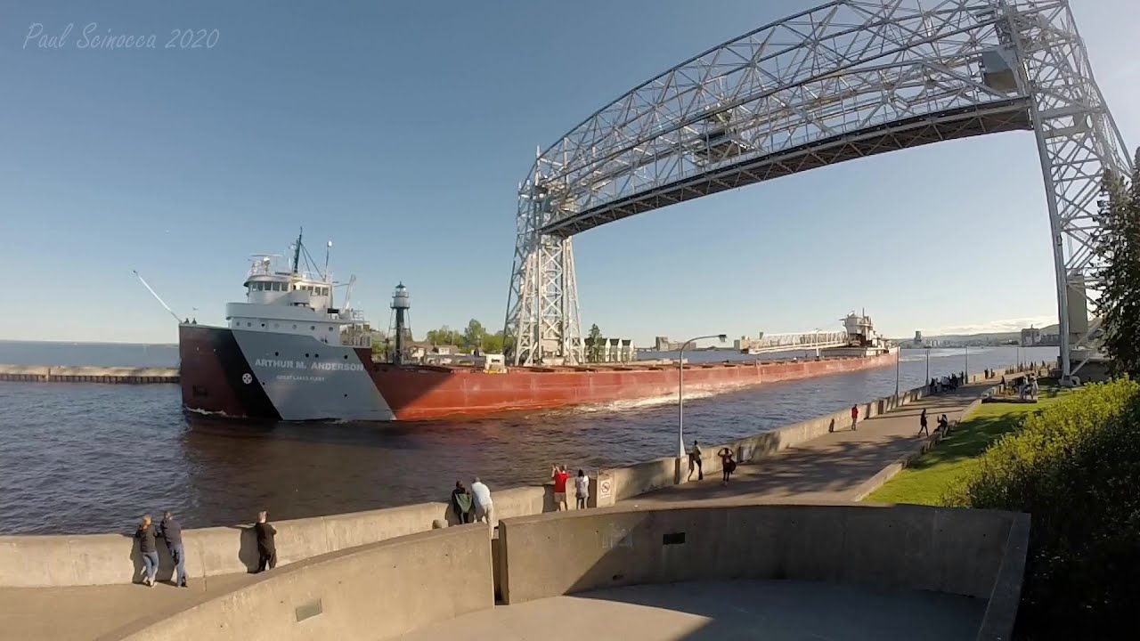 Last ship to talk to the Edmund Fitzgerald, the Arthur M Anderson ...