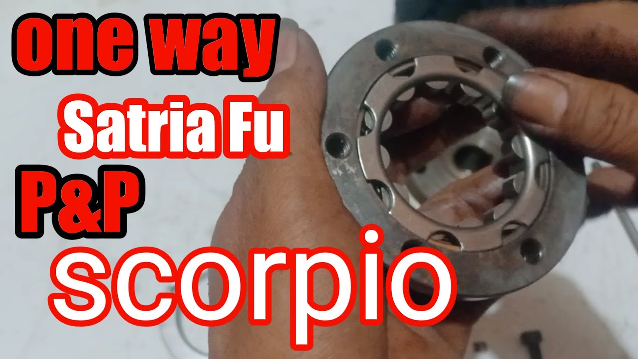 SCORPIO PAKAI ONE WAY SATRIA FU || ONE WAY SATRIA FU P&P SCORPIO - YouTube