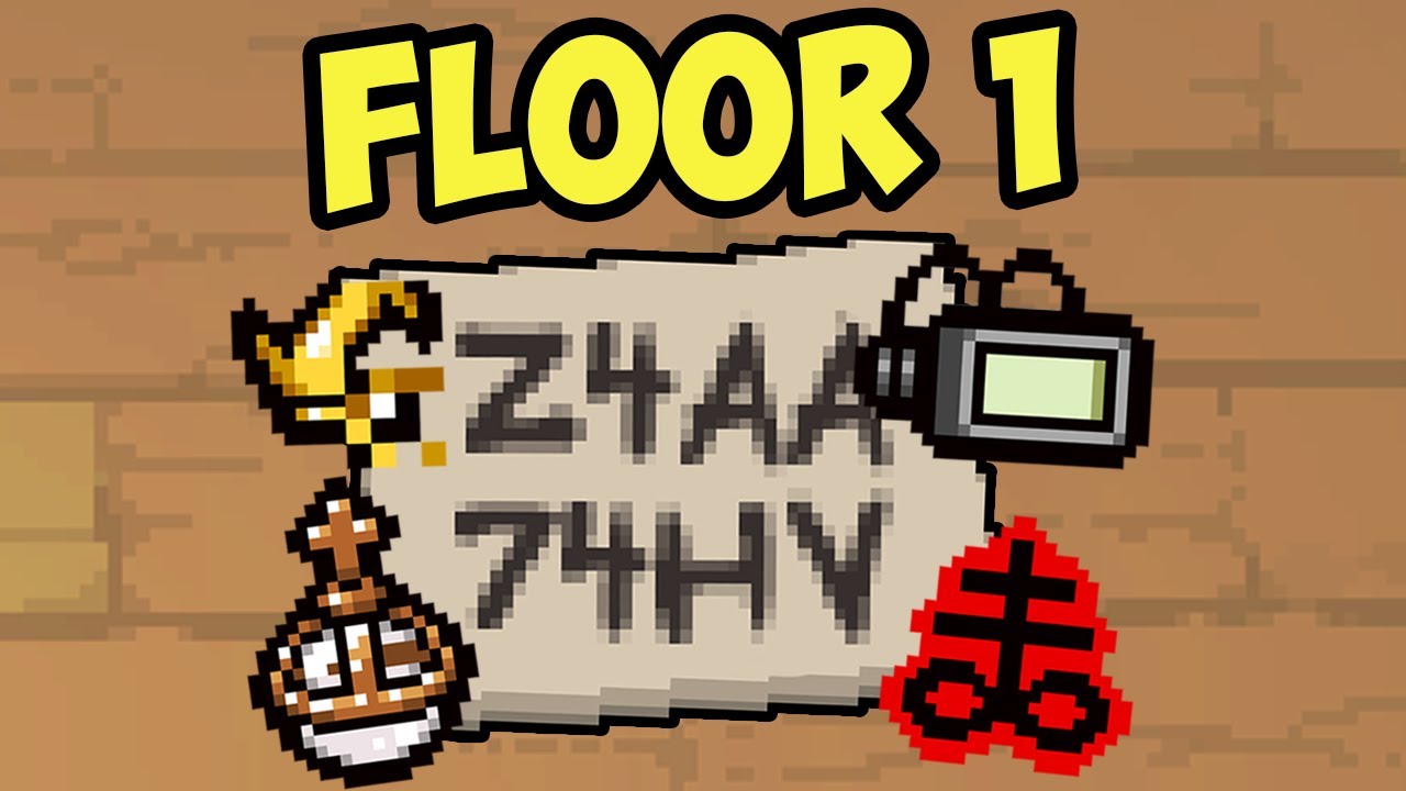 The Most BROKEN Isaac Floor 1 Seed - YouTube