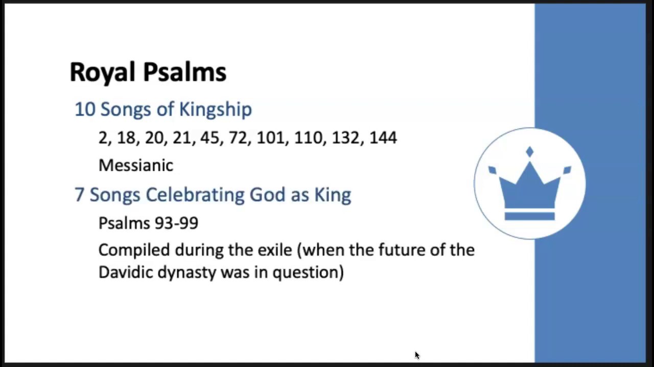Royal Psalms Introduction To Psalms 20 21 YouTube Royal Psalms Introduction To Psalms 20 21 YouTube