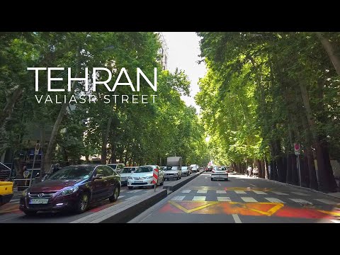 TEHRAN - Skating on Valiasr Street on a Summer Day / تهران خیابان ولیعصر