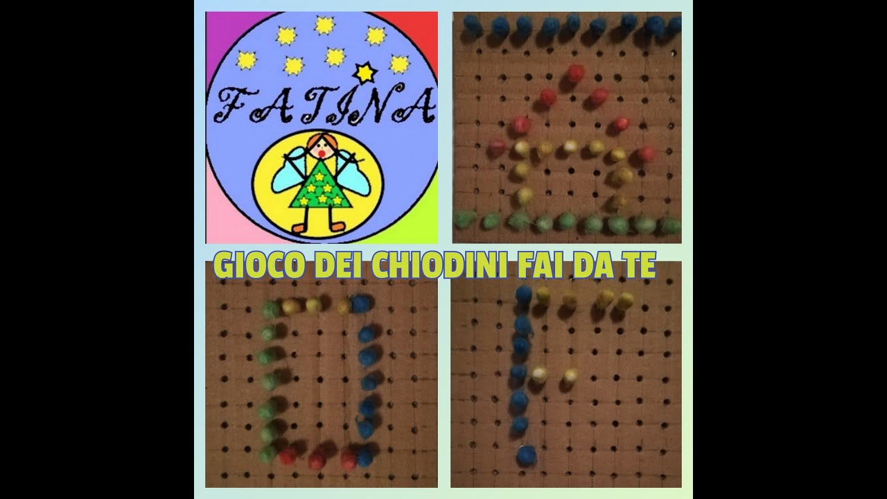 GIOCO DEI CHIODINI... FAI DA TE - YouTube