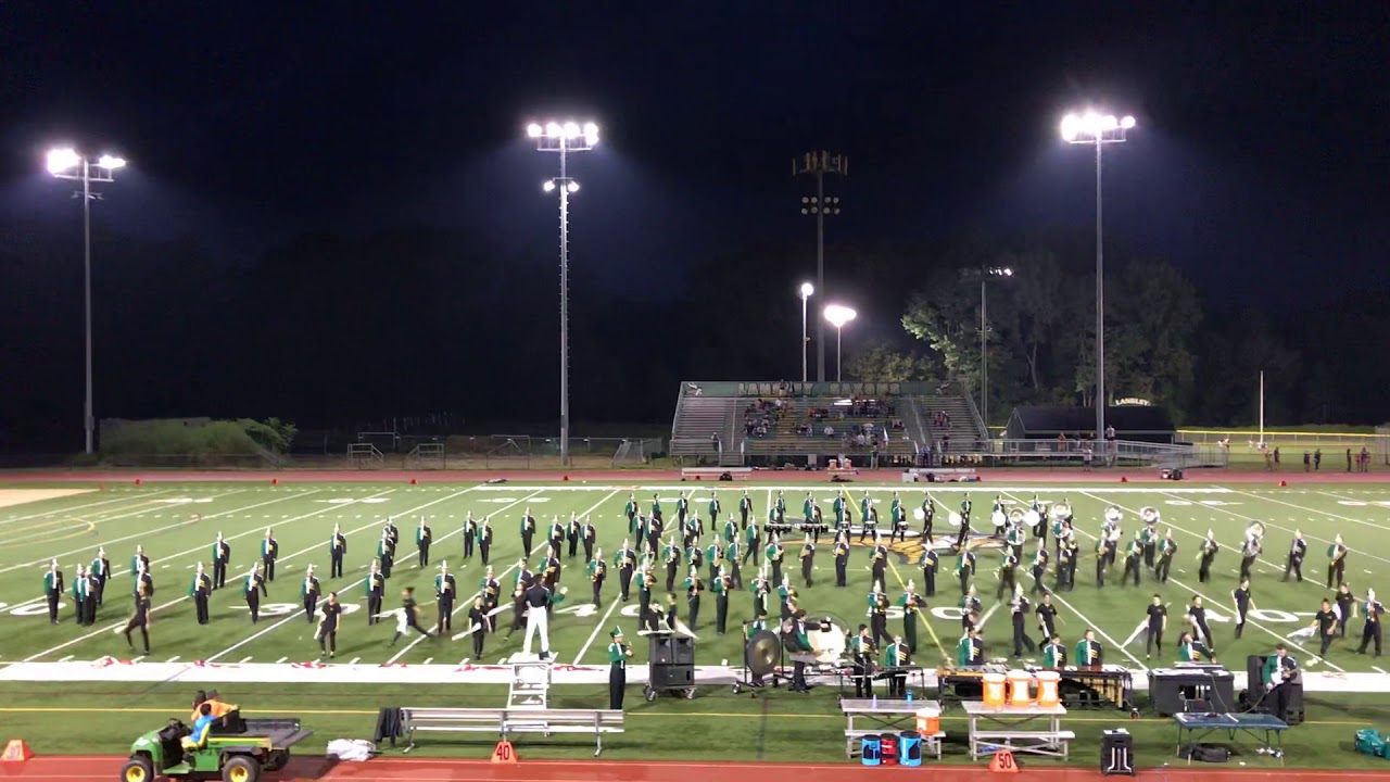 Langley Marching Saxons - part two 8/31/18 - YouTube