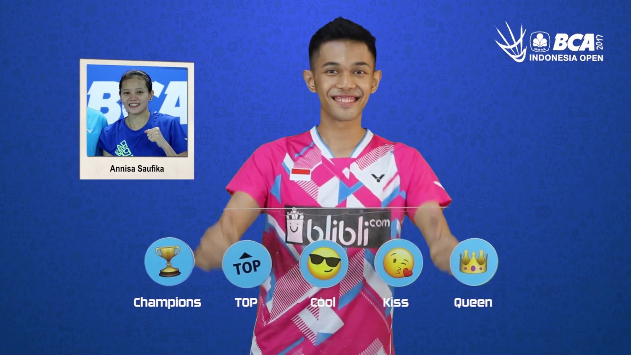 Fajar Alfian - Emoji Players at BCA Indonesia Open 2017 - YouTube
