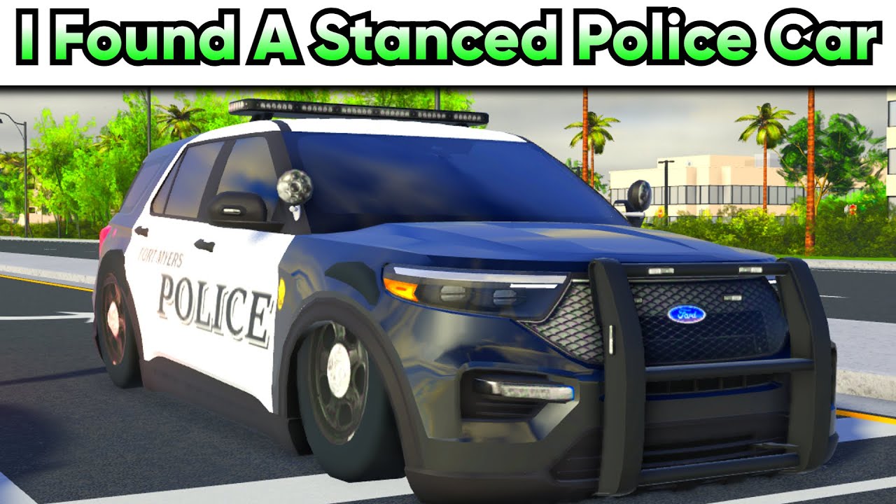 I Found A Stanced Police Car In Southwest Florida! - YouTube