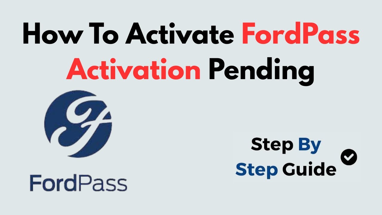 Ford Pass Activation Pending