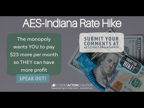 Learn more about the AES Indiana Rate Hike - YouTube
