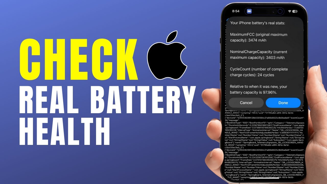 How To Check Real Battery Health On iPhone (2026) - YouTube