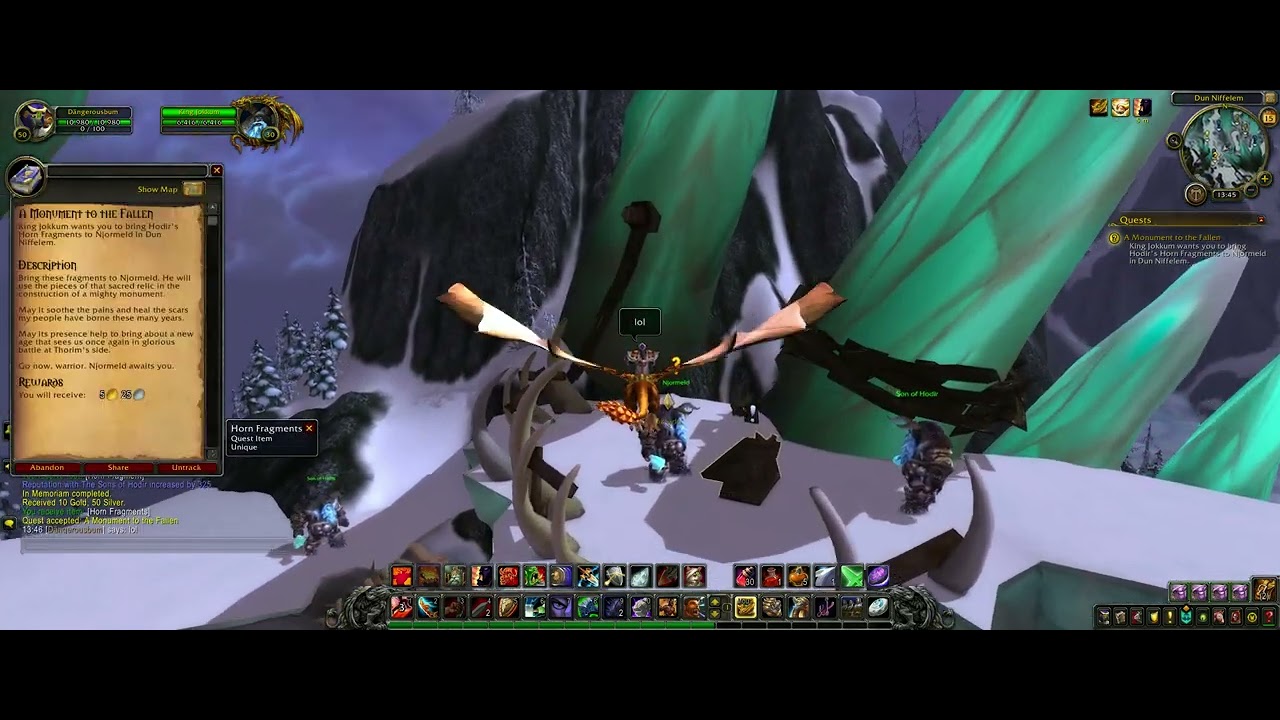 World of Warcraft: 82 A Monument to the Fallen (Gameplay/Walkthrough ...