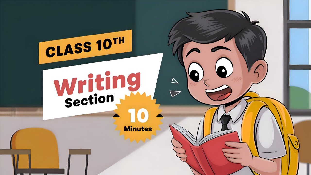 Writing Section in 10 Minutes | Class 10 English One Shot | Letter ...