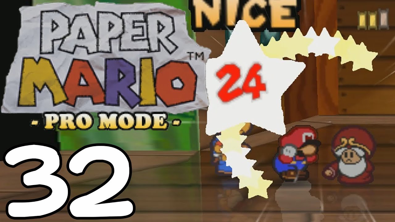 Paper Mario Pro Mode BLIND [32] "Masterful Tactics" - YouTube