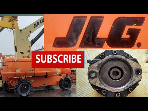 How to repair brakes jlg manlift - YouTube
