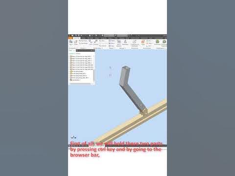 How to check #contact solver command between two #assembly components || #shorts #autodesk ...