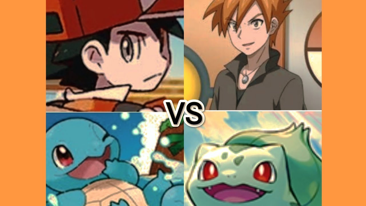 Pokemon Fire Red - First Rival Battle - YouTube