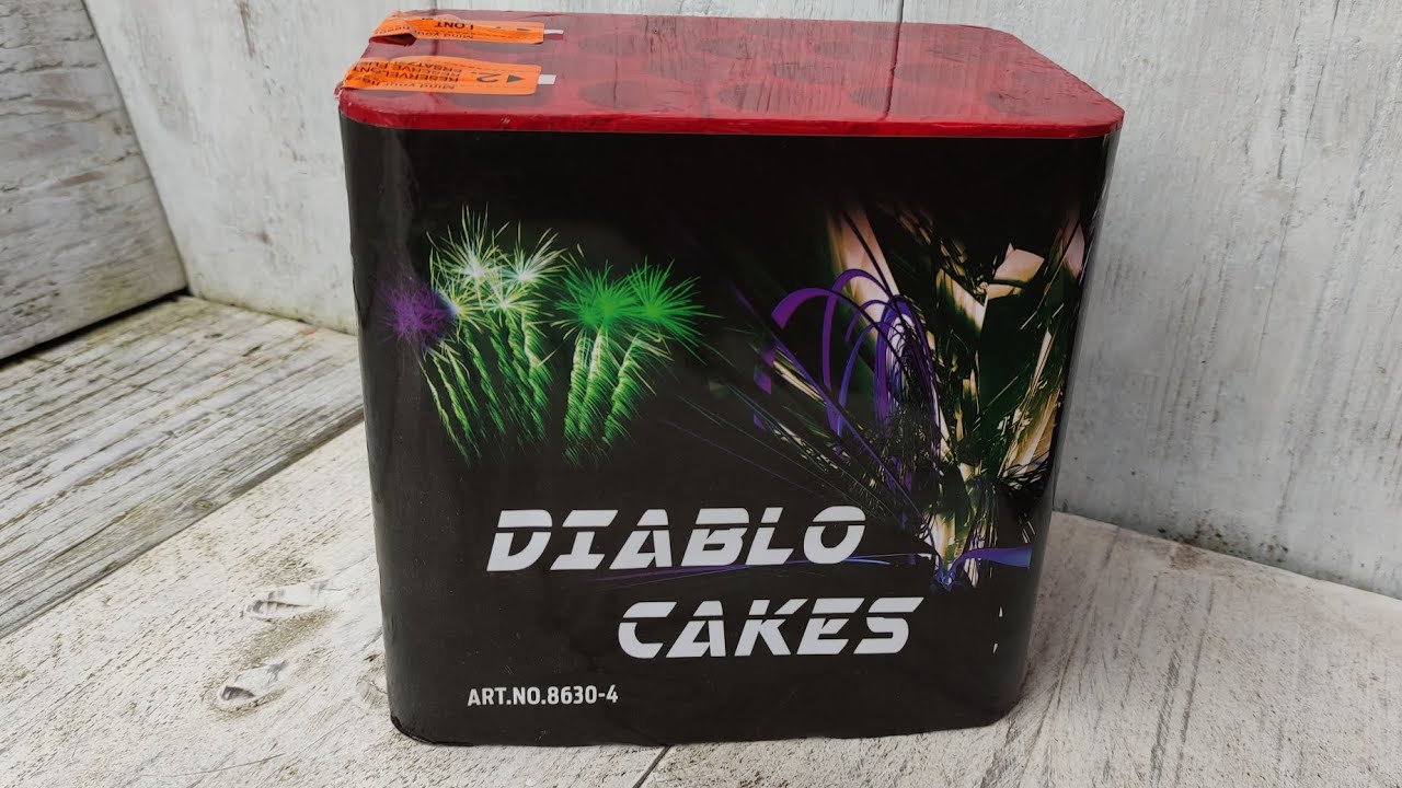 Diablo Cakes nr 4 20 Shots | Rubro Vuurwerk | - YouTube