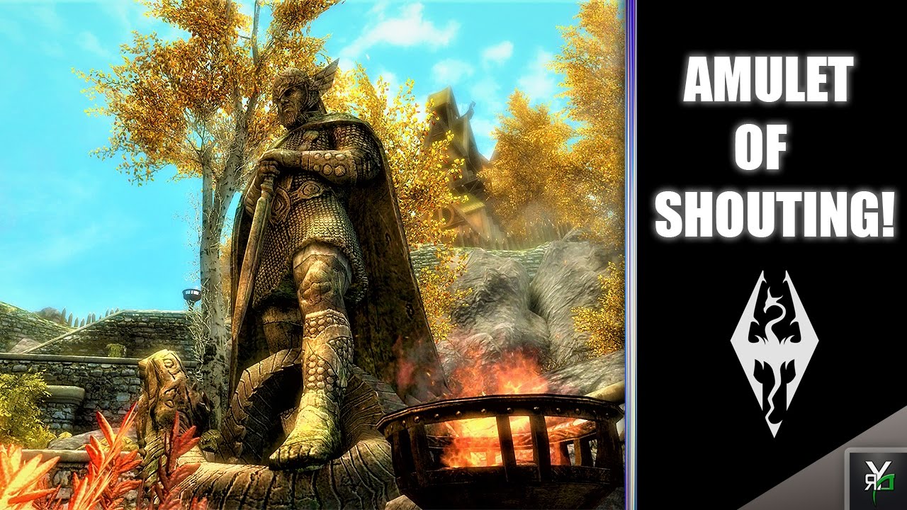 AMULET OF SHOUTING!!- Xbox Modded Skyrim Mod Showcase - YouTube