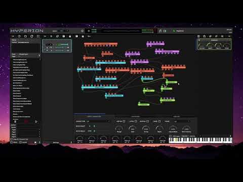 Hyperion Synth - random live patching - generative/sequence - YouTube