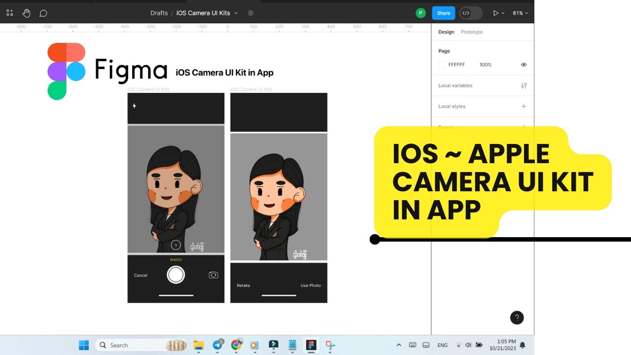 iOS Camera UI Kit on Figma - YouTube