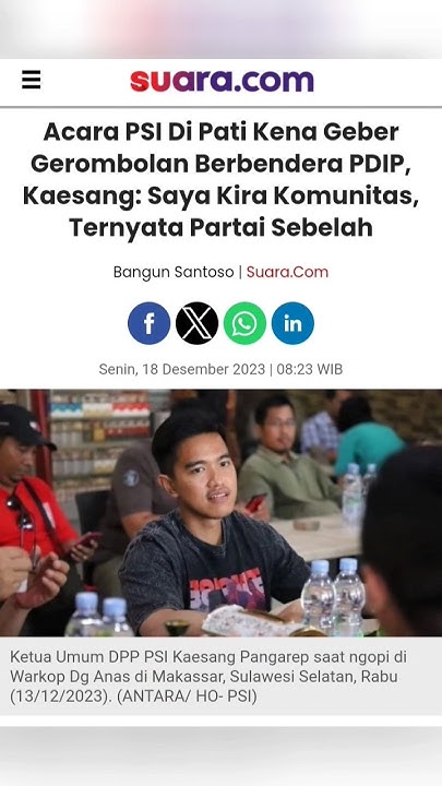 Acara PSI di Pati diwarnai aksi geber motor berbendera PDIP #shorts - YouTube